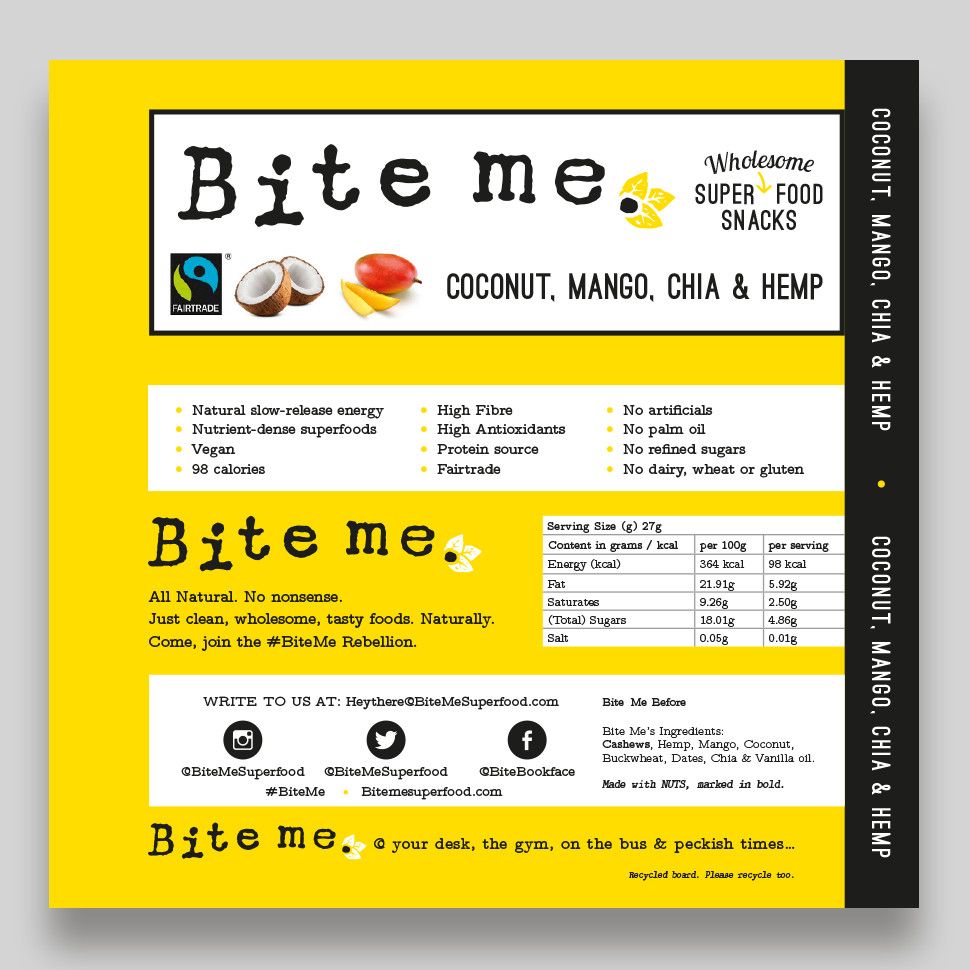 Bite Me Food Packaging – Rogue Four Design