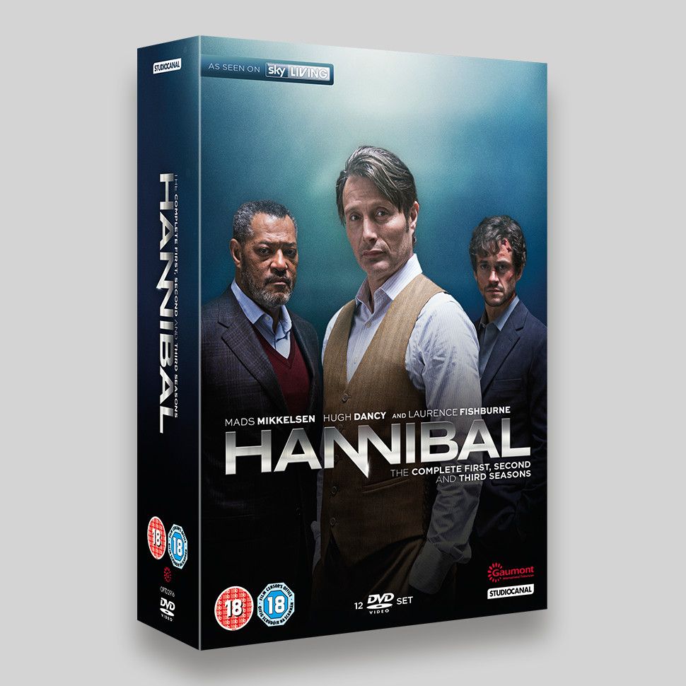 Hannibal Season 1-3 Boxset DVD Slipcase | Rogue Four Design