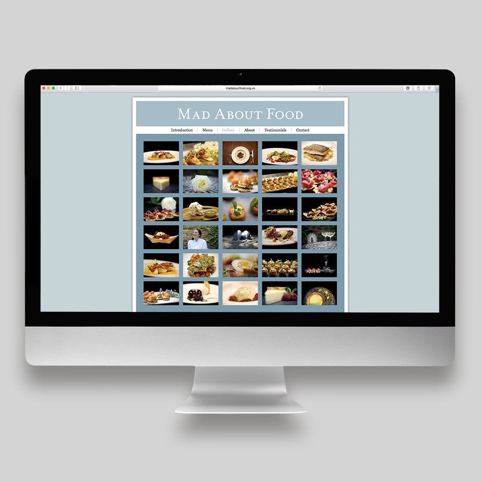 Mad About Food Website – Rogue Four Design