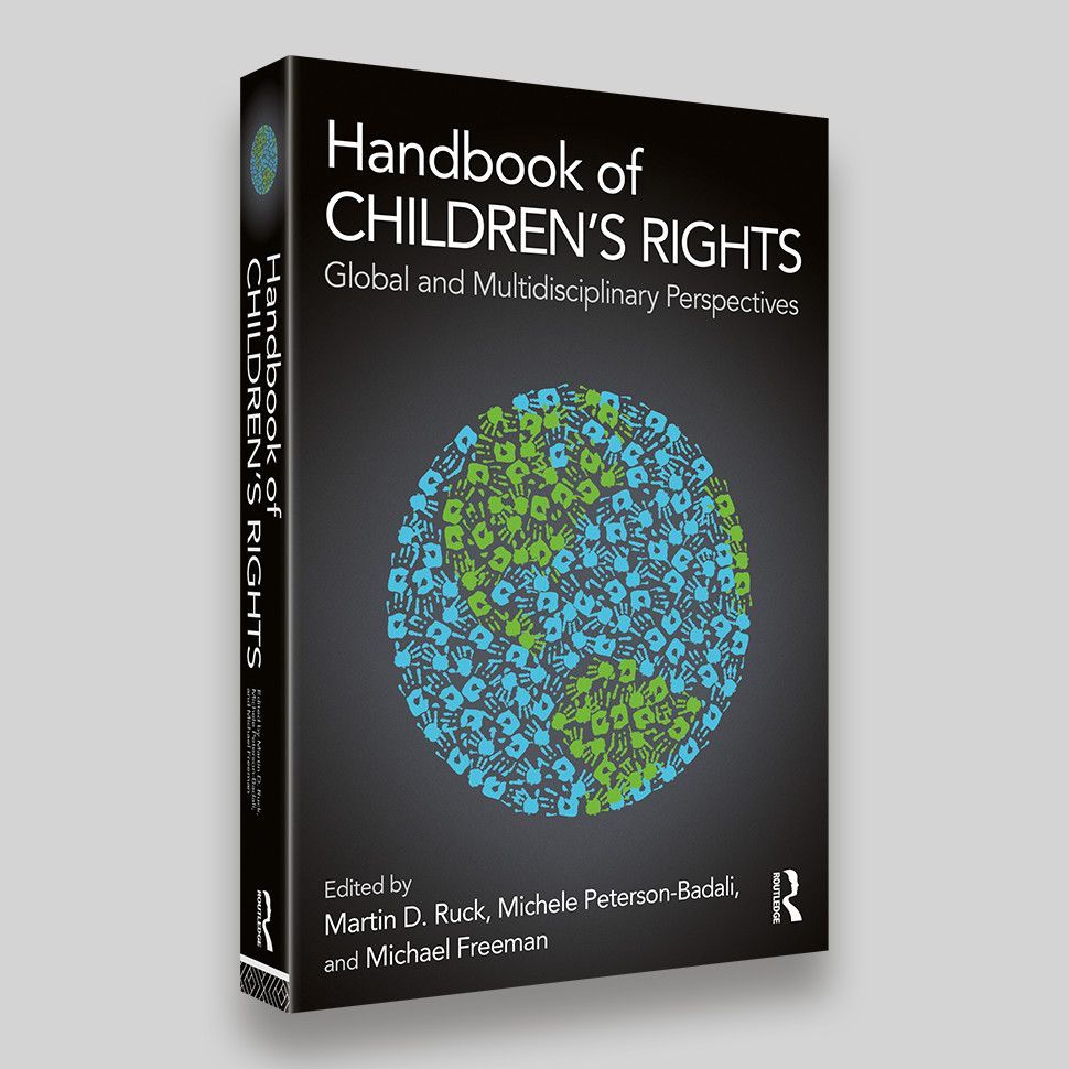 Handbook Of Children’s Rights Book Cover | Rogue Four Design