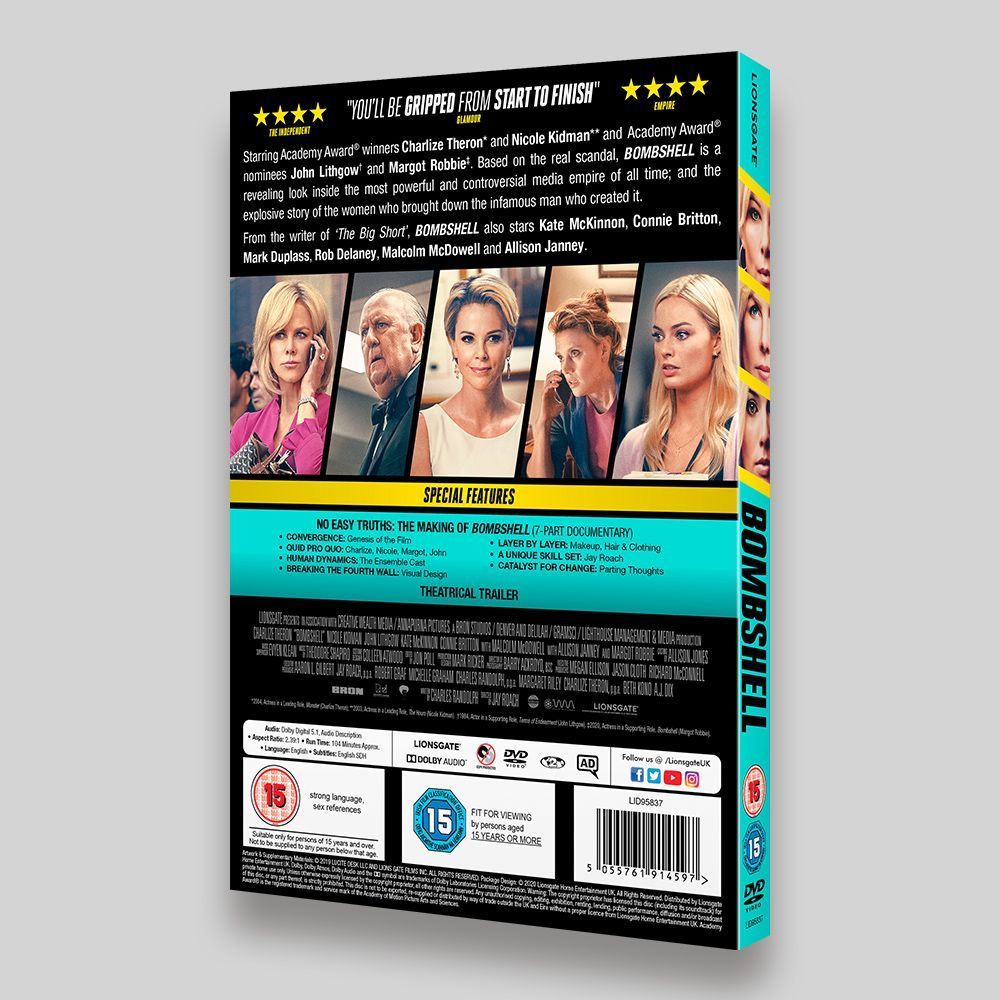 Bombshell Blu-ray and DVD Packaging | Rogue Four Design