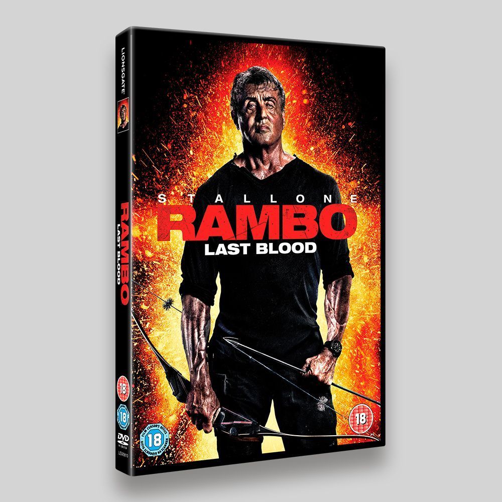 Rambo Last Blood Steelbook, UHD Blu-ray, Blu-ray and DVD Packaging ...