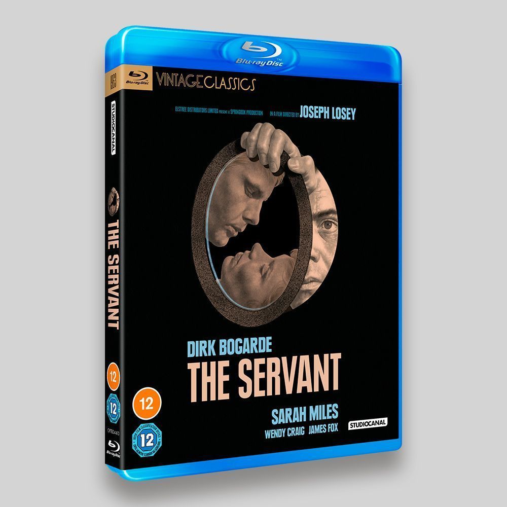 The Servant UHD Blu-ray, Blu-ray and DVD Packaging – Rogue Four Design