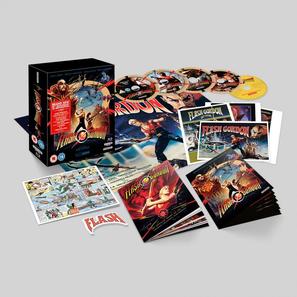 Flash Gordon 40th Anniversary Edition and Steelbook Packaging | Rogue Four Design