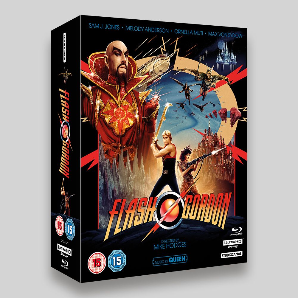 Flash Gordon 40th Anniversary Edition and Steelbook Packaging – Rogue Four Design