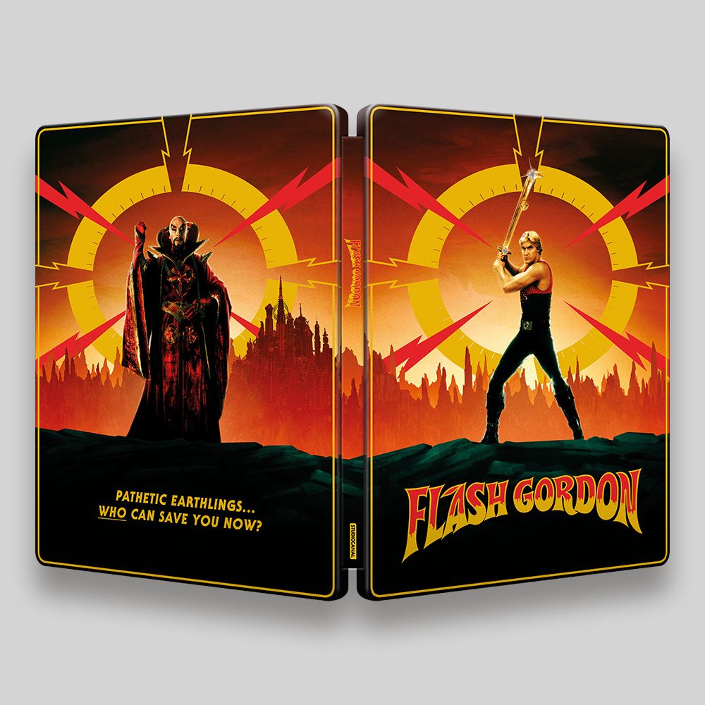 Flash Gordon 40th Anniversary Edition and Steelbook Packaging – Rogue Four Design