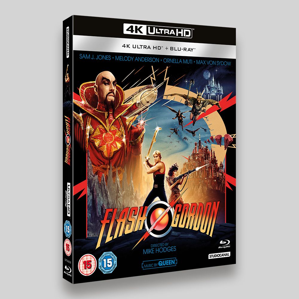 Flash Gordon 40th Anniversary Edition and Steelbook Packaging – Rogue Four Design