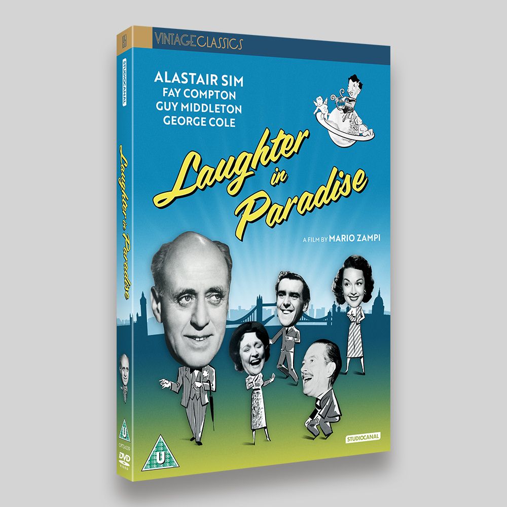 Laughter In Paradise Blu-ray and DVD Packaging – Rogue Four Design