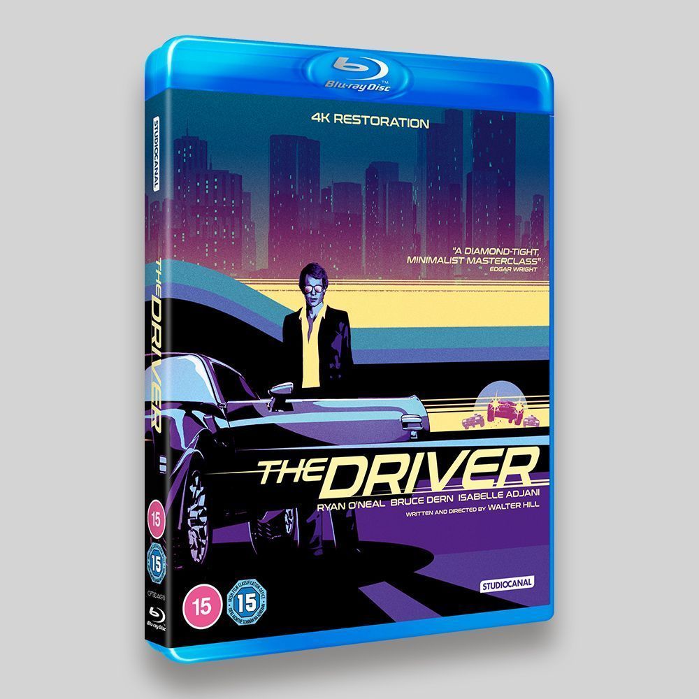 The Driver UHD Blu-ray, Blu-ray and DVD Packaging – Rogue Four Design
