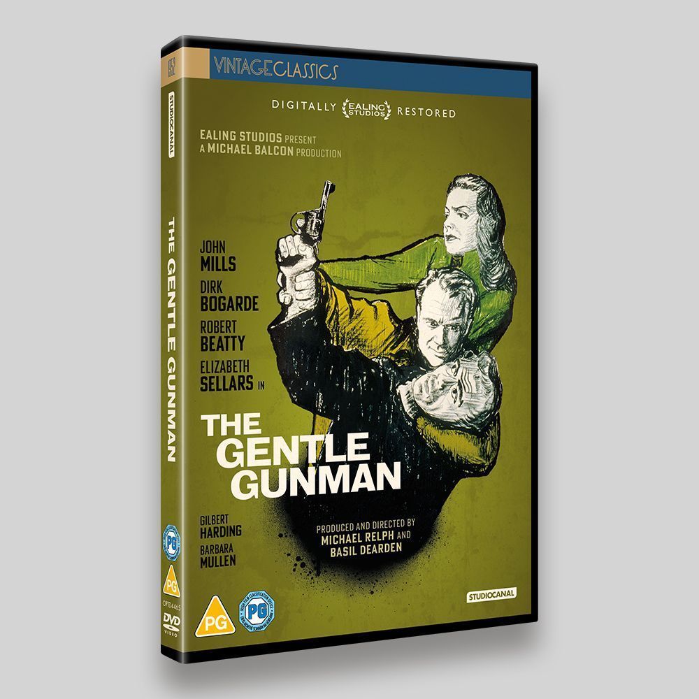 The Gentle Gunman Blu-ray and DVD Packaging – Rogue Four Design