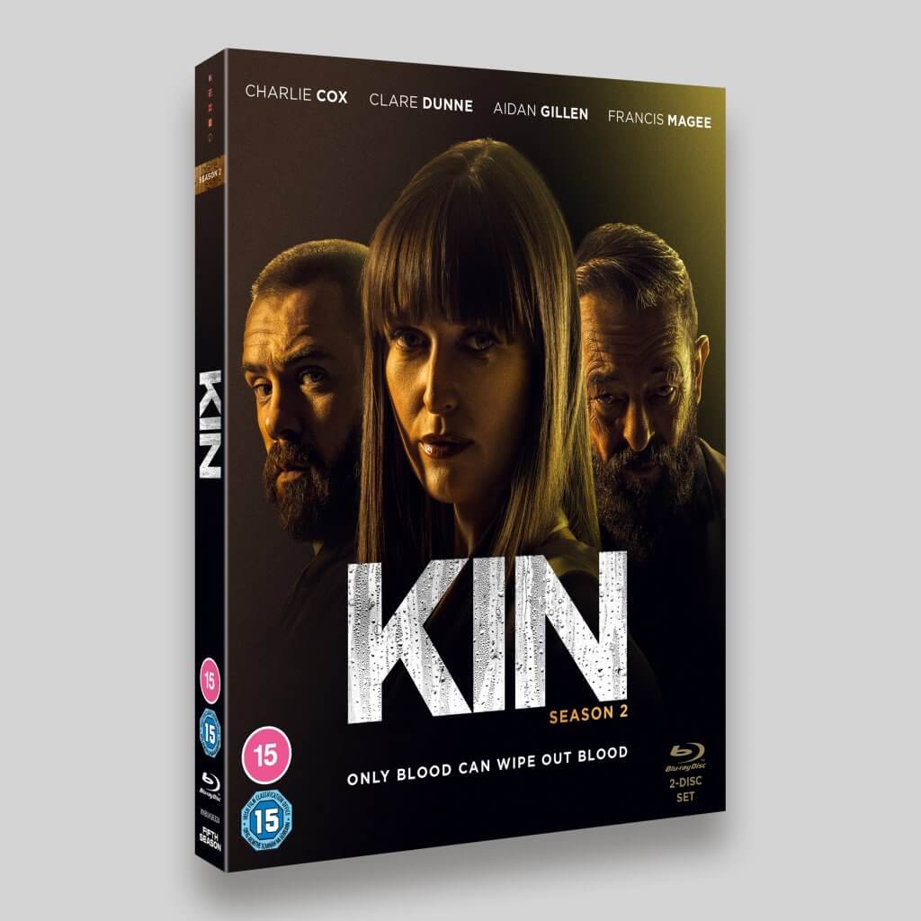 Kin Seasons 1 & 2 Blu-ray and DVD Packaging – Rogue Four Design